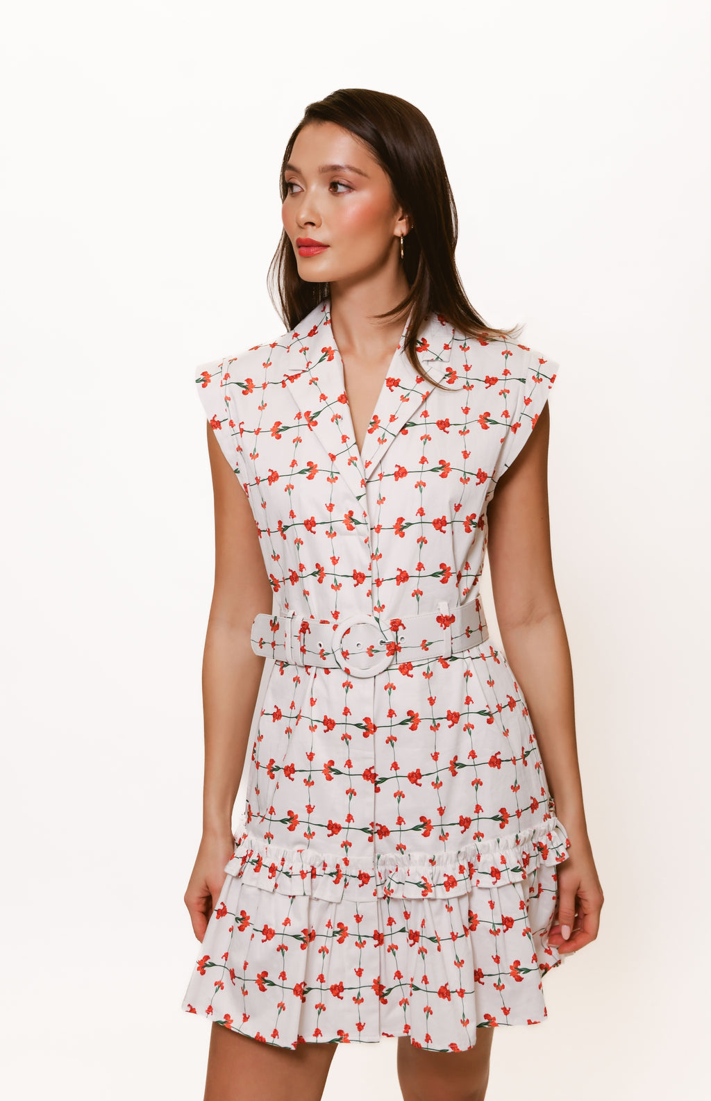 Hutch Carla Dress in White/Red Trellis Floral – Poppy's of Atlanta