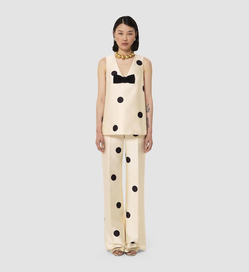 Tara Jarmon Polka Dot Pant in Ecru – Poppy's of Atlanta
