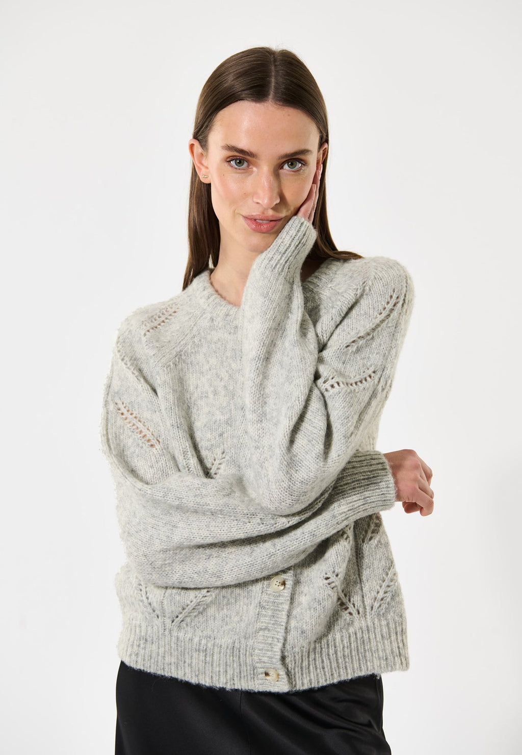 Dea Kudibal Samar Cardigan in Grey Melange – Poppy's of Atlanta