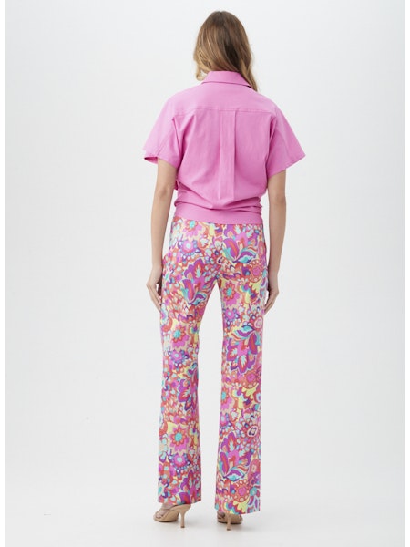 Trina Turk Vara Top in Piazza Pink – Poppy's of Atlanta