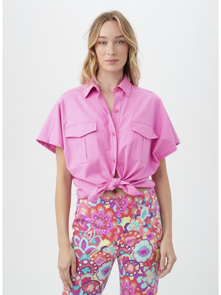 Trina Turk Vara Top in Piazza Pink – Poppy's of Atlanta