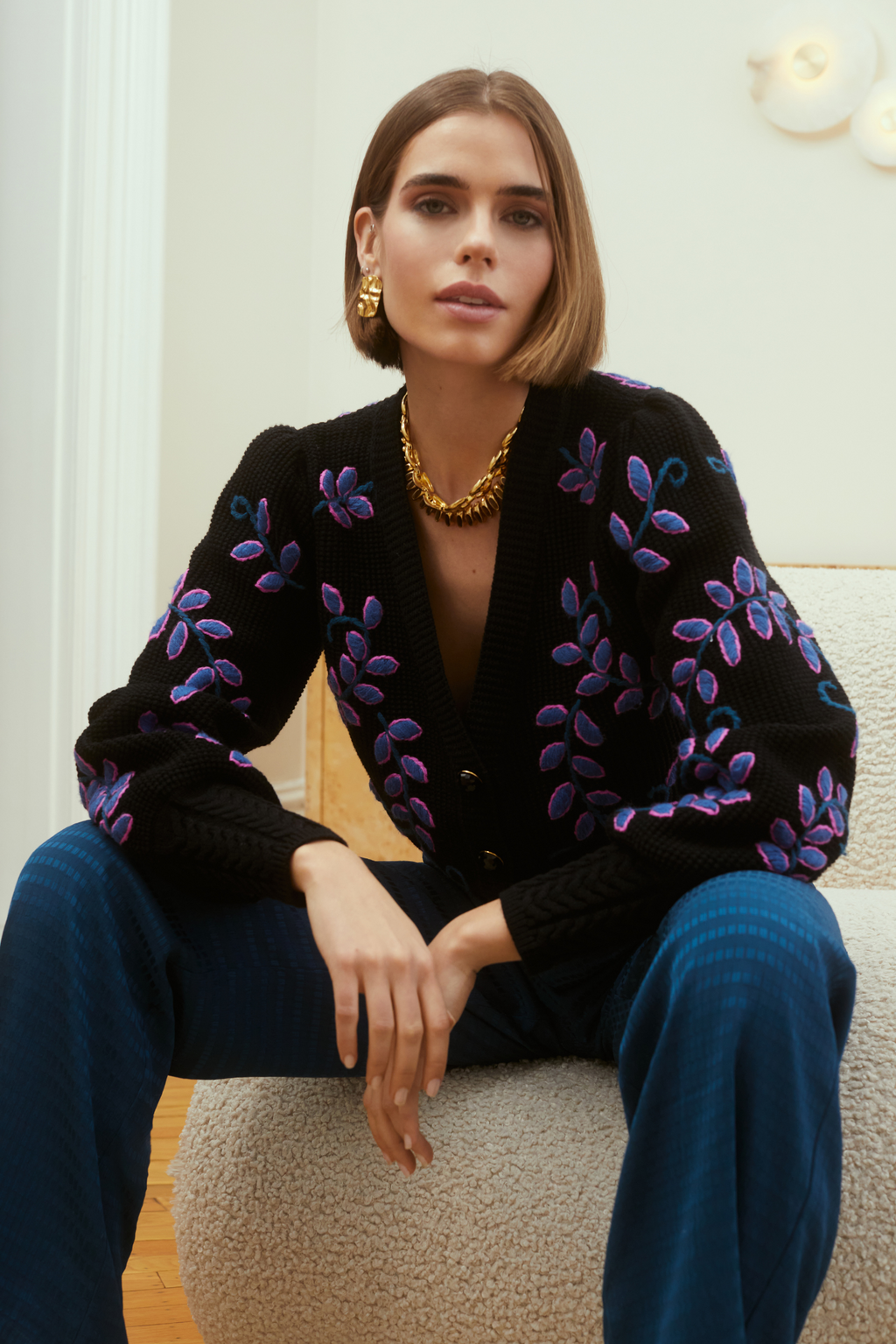 Allison New York Piper Cardigan in Black Multi – Poppy's of Atlanta