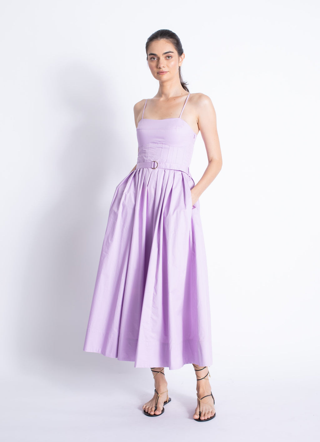 Karina Grimaldi Diana Dress in Lavender – Poppy's of Atlanta