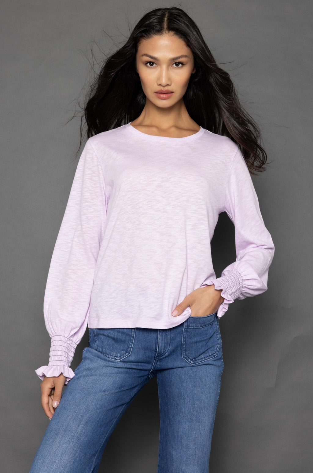 Lisa Todd Cuff Love Pop Long Sleeve Tee in Lilac – Poppy's of Atlanta