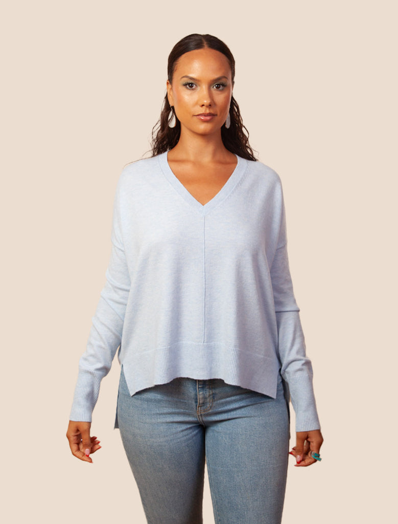 Kerisma Wagner Top in Baby Blue – Poppy's of Atlanta