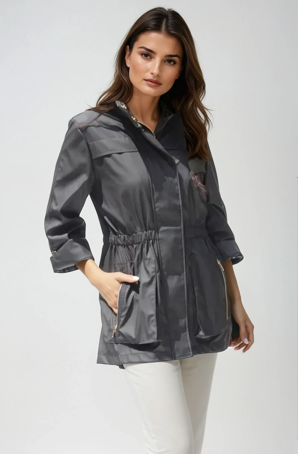 Anna Rain Jacket in Black – Poppy's of Atlanta