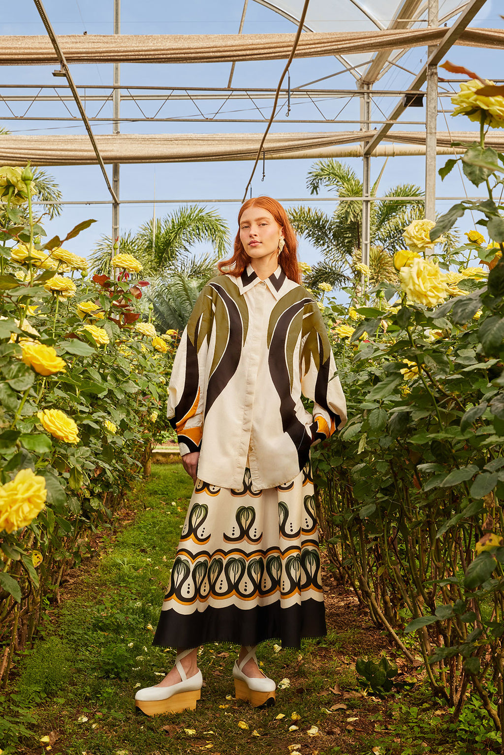 Farm Rio Coconut Tree Flow Skirt in Multi – Poppy's of Atlanta