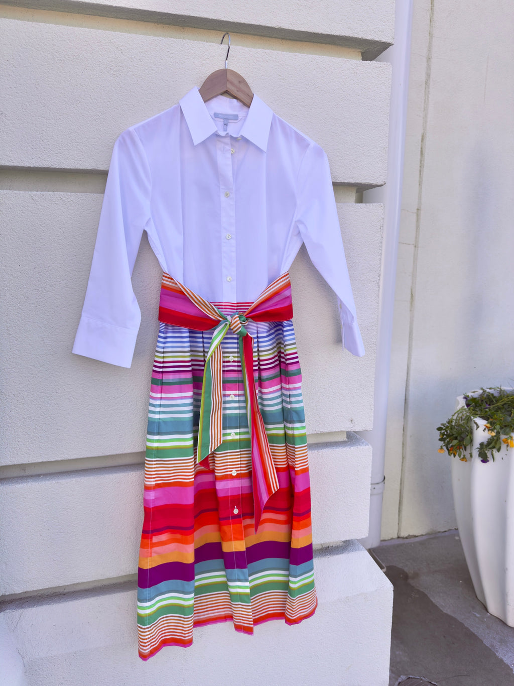 Hinson Wu Robin 3/4 Sleeve Dress in Multi – Poppy's of Atlanta