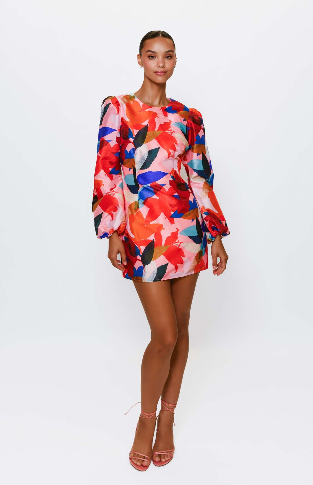 Hutch Carolyn Dress in Coral Papier Mache Floral – Poppy's of Atlanta