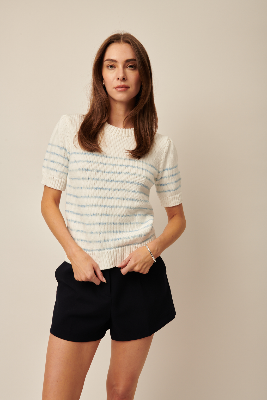 Line The Label Puff Sleeve Sweater in Sail – Poppy's of Atlanta