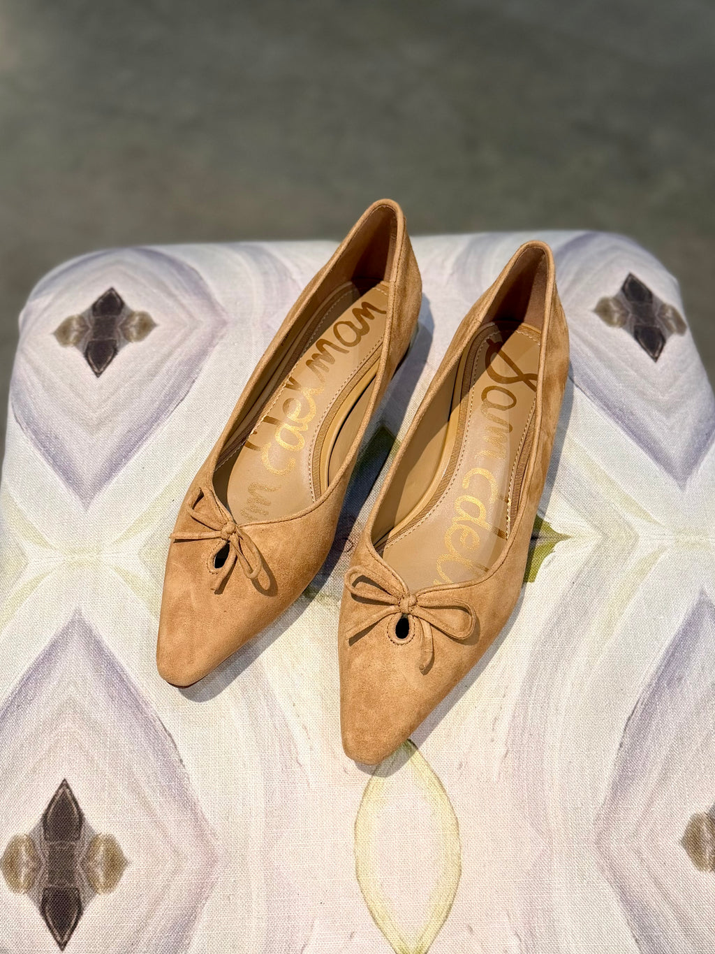 Sam Edelman Esmira Pointed Toe Ballet Flat in Cyprus Tan – Poppy's of ...