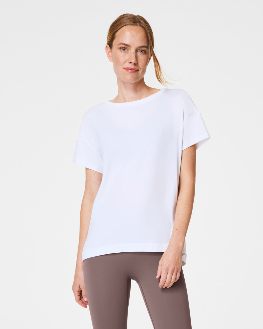 Spanx AirEssentials Flow T-Shirt in Vivid White – Poppy's of Atlanta
